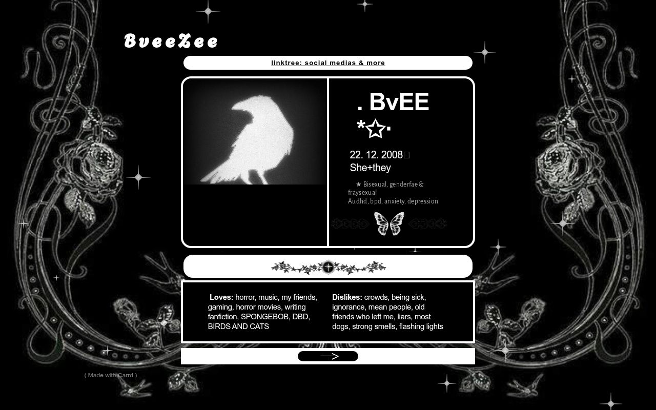 𝘉𝘷𝘦𝘦’𝘴 𝘊𝘢𝘳𝘳𝘥